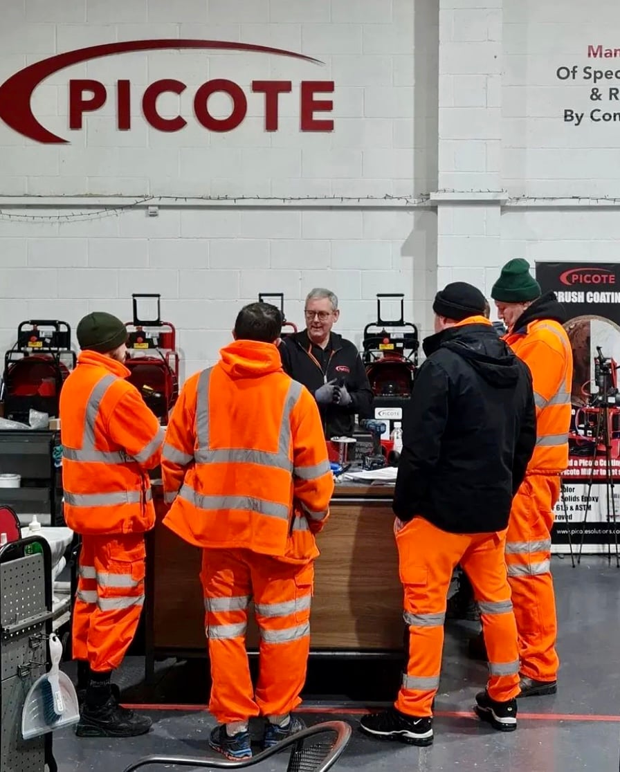 PICOTE innovator and pioneer in CIPP lining of drains inside buildings
